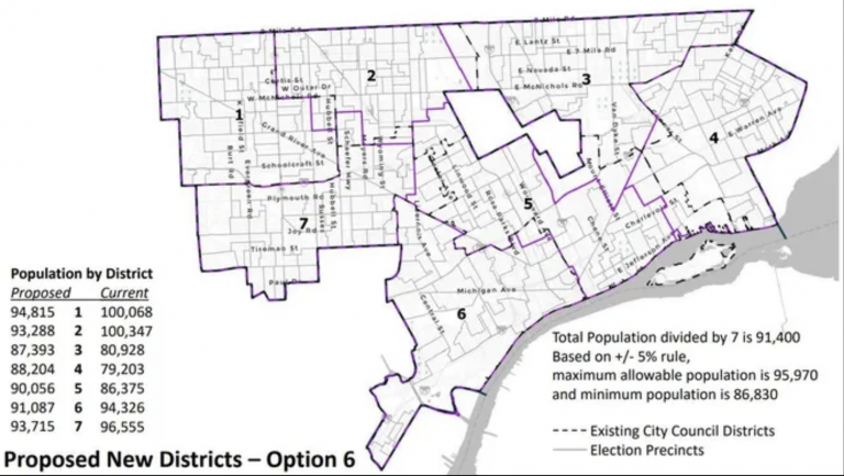Detroit approves new city council district maps - WDET 101.9 FM